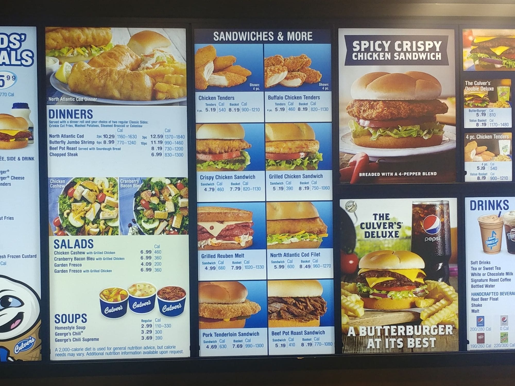 Culver's Menu with Prices (Updated: July 2025)