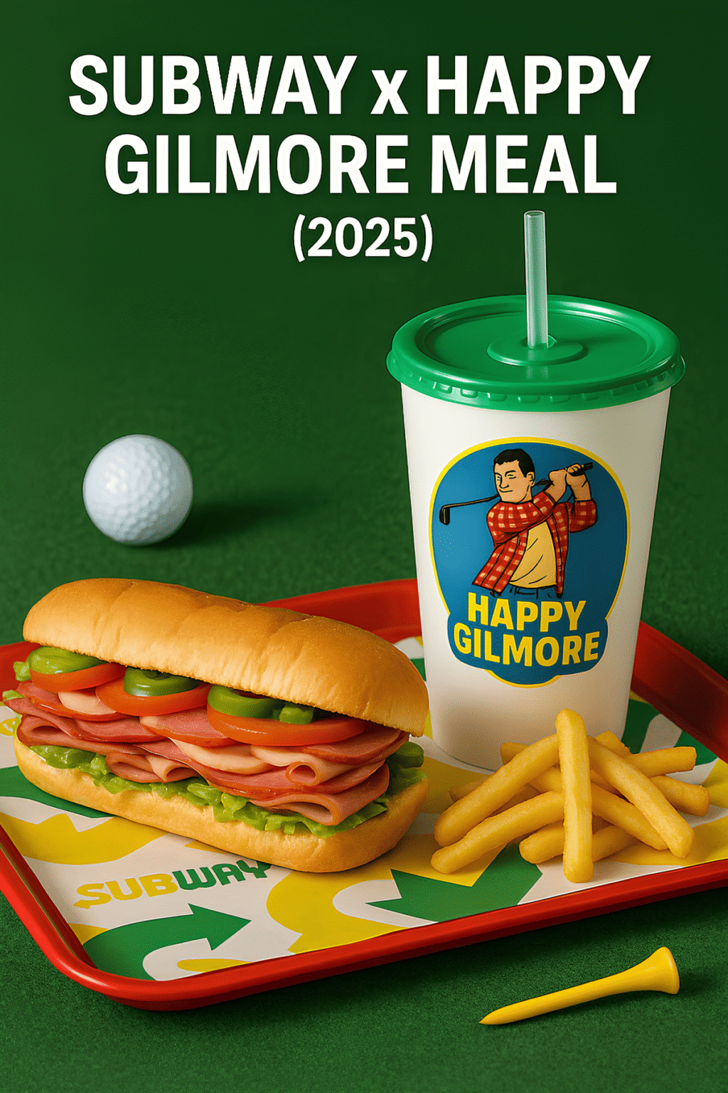 Subway Launches Happy Gilmore Meal with Collectible Cups